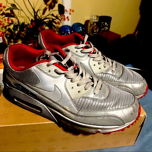 Nike | Shoes | Nike Air Max Silver | Poshmark